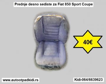 PREDNJE DESNO SEDISTE ZA FIAT 850 SPORT COUPE
 FIAT 850 SPORT COUPE
