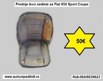 PREDNJE LEVO SEDISTE ZA FIAT 850 SPORT COUPE
 FIAT 850 (OLDTAJMER)