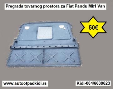 PREGRADA TOVARNOG PROSTORA ZA FIAT PANDU MK1 VAN
 FIAT PANDA MK1