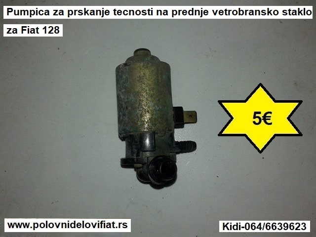 Pumpica za prskanje tecnosti na prednje vetrobransko staklo za Fiat 128