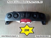 Konzola sa prekidacima za Fiat Punto Mk2