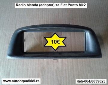 Radio blenda (adapter)za Fiat Punto Mk2
Fiat Punto Mk2