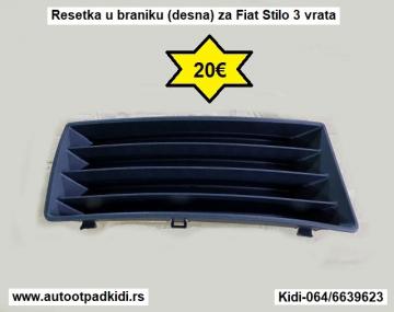 Resetka u braniku (desna) za Fiat Stilo 3 vrata
Fiat Stilo