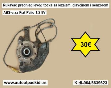 Rukavac prednjeg levog tocka sa lezajem, glavcinom i senzorom ABS-a za Fiat Palio 1.2 8V
Fiat Palio