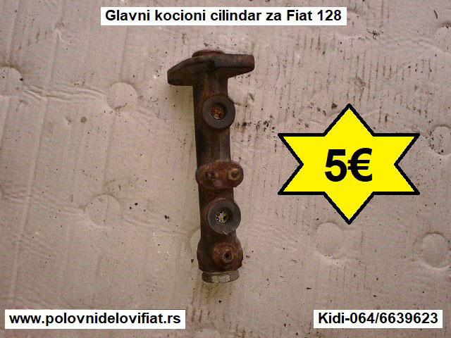 Glavni kocioni cilindar za Fiat 128