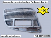 Leva resetka u prednjem braniku za Fiat Seicento Sporting