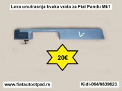 Leva unutrasnja kvaka vrata za Fiat Pandu Mk1