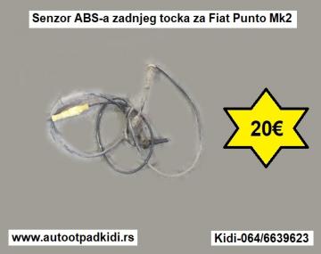 Senzor ABS-a zadnjeg tocka za Fiat Punto Mk2
Fiat Punto Mk2