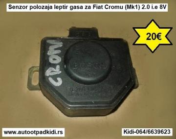 SENZOR POLOZAJA LEPTIR GASA ZA FIAT CROMU (MK1) 2.0 I.E. 8V
 FIAT CROMA MK1