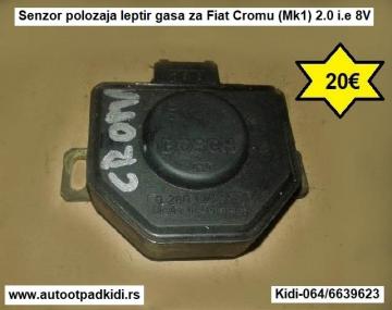 Senzor polozaja leptir gasa za Fiat Cromu (Mk1) 2.0 i.e. 8V
Fiat Croma Mk1