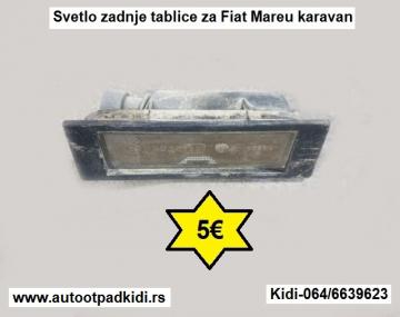 Svetlo zadnje tablice za Fiat Mareu karavan
Fiat Marea