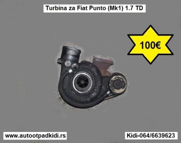 Turbina za Fiat Punto (Mk1) 1.7 TD
Fiat Punto Mk1