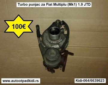 Turbo punjac za Fiat Multiplu (Mk1) 1.9 JTD
Fiat Multipla Mk1