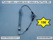 Podizac stakla u zadnjim levim vratima za Fiat Punto Mk2