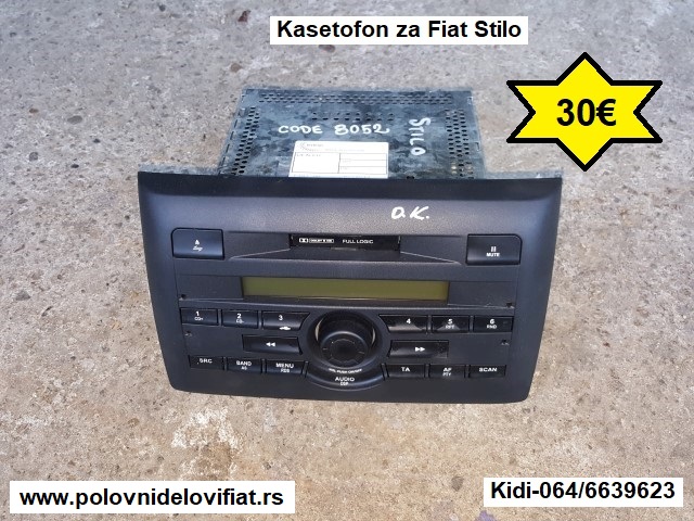 Kasetofon za Fiat Stilo