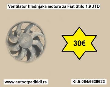 Ventilator hladnjaka motora za Fiat Stilo 1.9 JTD
Fiat Stilo