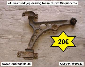 VILJUSKA PREDNJEG DESNOG TOCKA ZA FIAT CINQUECENTO
 FIAT CINQUECENTO