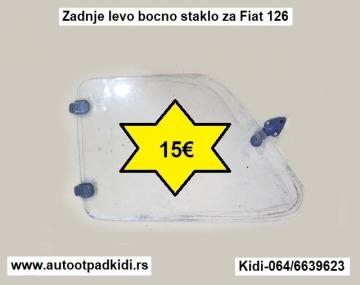 Zadnje levo bocno staklo za Fiat 126
Fiat 126 (Peglica) oldtajmer