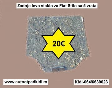 ZADNJE LEVO STAKLO ZA FIAT STILO SA 5 VRATA
 FIAT STILO