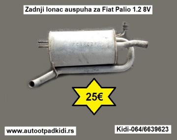 ZADNJI LONAC AUSPUHA ZA FIAT PALIO 1.2 8V
 FIAT PALIO