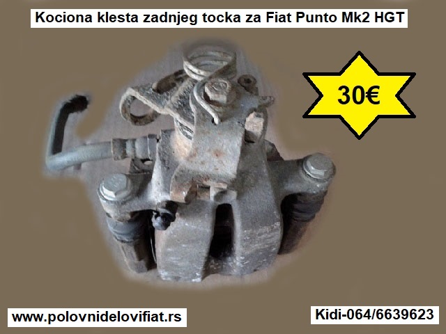 Kociona klesta zadnjeg tocka za Fiat Punto Mk2 HGT