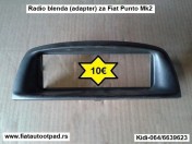 Radio-blenda (adapter) za Fiat Punto Mk2