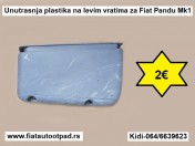 Unutrasnja plastika na levim vratima za Fiat Pandu Mk1