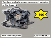 Ventilator hladnjaka motora sa nosacem i reostatom za Fiat Brava 1.8