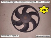 Ventilator hladnjaka motora za Fiat Punto (Mk1) 1.2 8V sa klimom