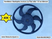 Ventilator hladnjaka motora za Fiat Stilo 1.6 sa klimom