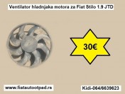 Ventilator hladnjaka motora za Fiat stilo 1.9 JTD