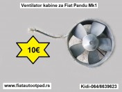 Ventilator kabine za Fiat Pandu Mk1