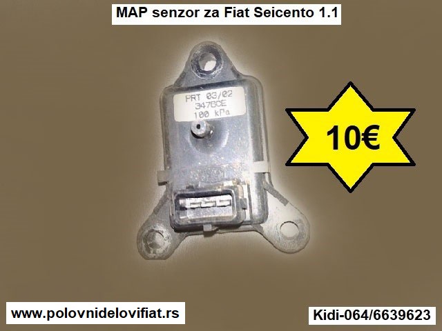 MAP senzor za Fiat Seicento 1.1