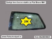 Zadnje levo bocno staklo za Fiat Bravo Mk1