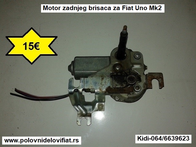 Motor zadnjeg brisaca za Fiat Uno Mk2