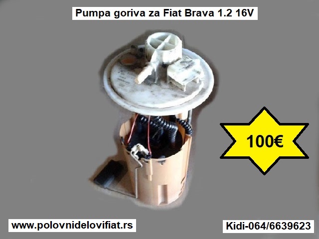 Potapajuca pumpa goriva za Fiat Brava 1.2 16V