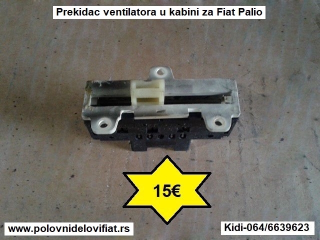 Prekidac ventilatora u kabini za Fiat Palio