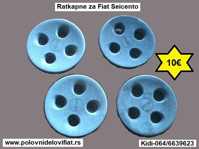 Ratkapne za Fiat Seicento