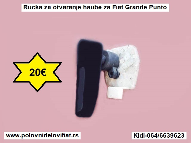 Rucka za otvaranje haube za Fiat Grande Punto