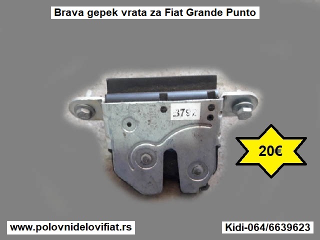 Brava gepek vrata za Fiat Grande Punto