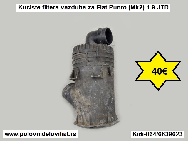 Kuciste filtera vazduha za Fiat Punto (Mk2) 1.9 JTD