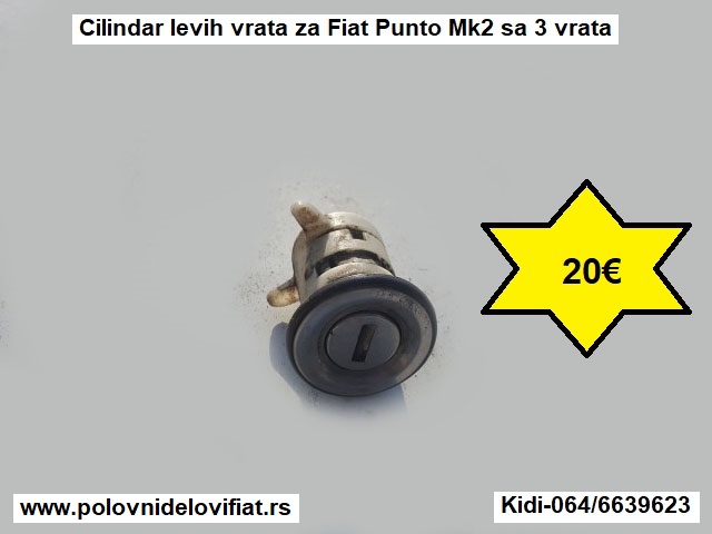 Cilindar levih vrata za Fiat Puntp Mk2 sa 3 vrata