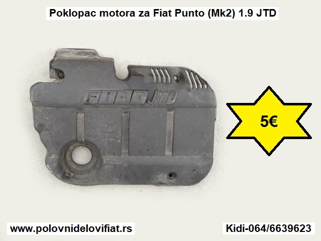 Poklopac motora za Fiat Punto (Mk2) 1.9 JTD
