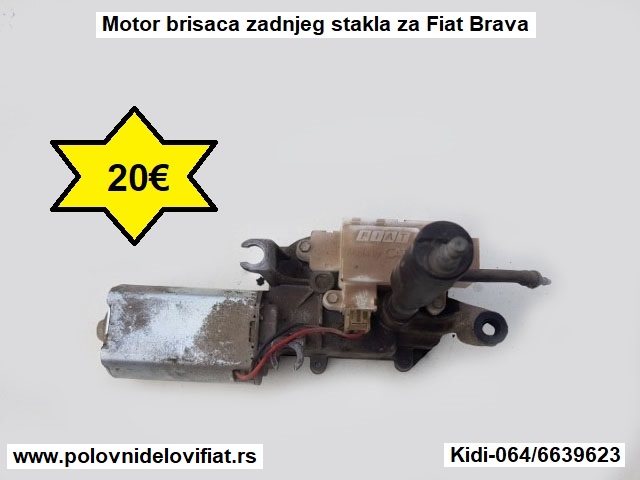 Motor brisaca zadnjeg stakla za Fiat Brava