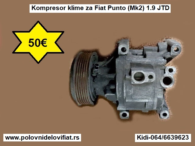 Kompresor klime za Fiat Punto (Mk2) 1.9 JTD