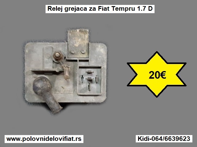 Relej grejaca za Fiat Tempru 1.7 D