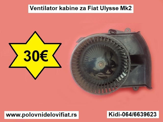 Ventilator kabine za Fiat Ulysse Mk2