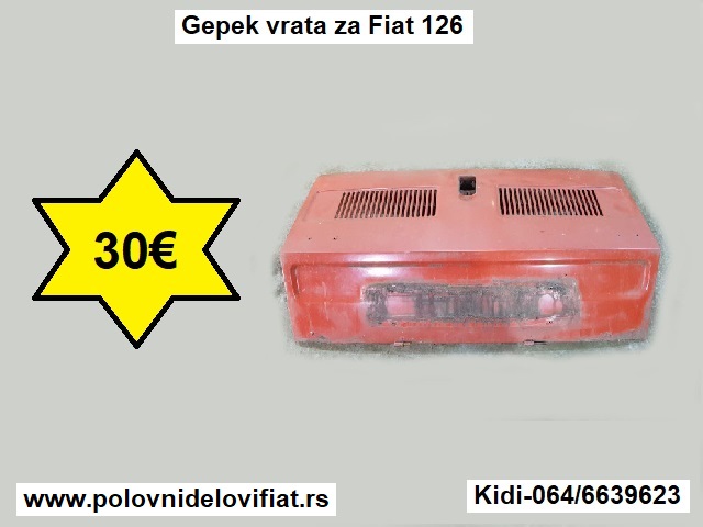 Gepek vrata za Fiat 126