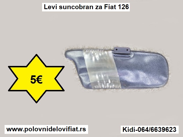 Levi suncobran za Fiat 126