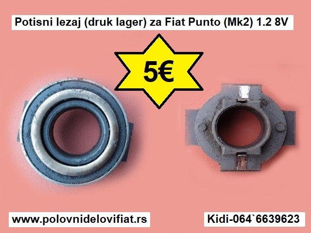 Potisni lezaj (druk lager) za Fiat Punto (Mk2) 1.2 8V